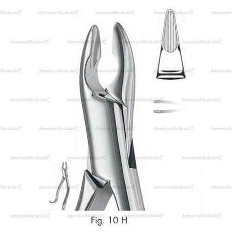 Nevius Extracting Forceps American Pattern Figure 10H
