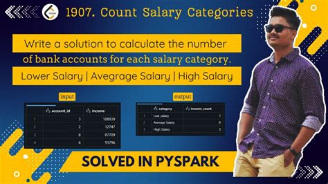 Pyspark Interview Question 4 1907 Count Salary Categories Data