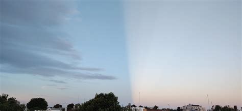 🟦🟧today The Sky Split In Two🟧🟦 Split Sky Or Divided Sky Is Produced By