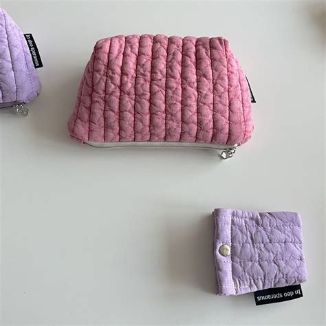 인데오스페라무스 패딩 딸기 핑크 파우치 Padded Strawberry Pinkpouch 위시버킷