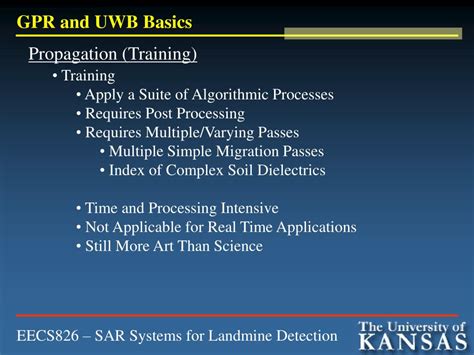 Ppt Eecs 826 Insar And Applications Utilizing Sar Systems For Landmine Detection Powerpoint