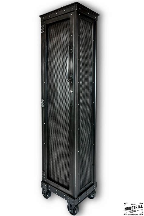 Industrial Rolling Locker Real Industrial Edge Furniture Custom