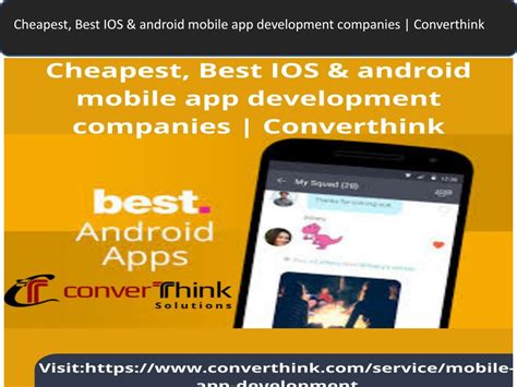 PPT Cheapest Best IOS Android Mobile App Development Companies