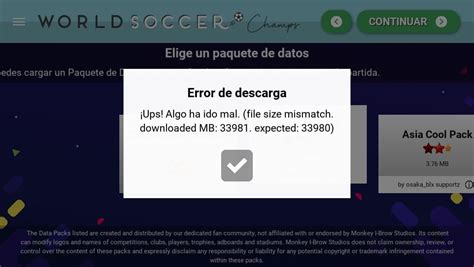 file size mismatch r worldsoccerchampsgame