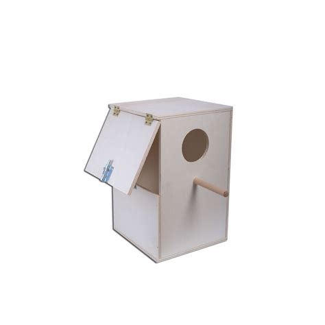 Wooden Nest Box For Cockatiels Sisalfibre