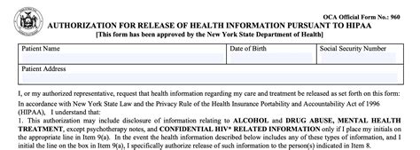 Hipaa Release Form Explained [ Free Template State Examples