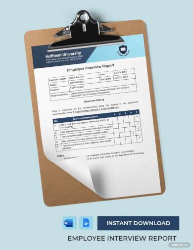 How To Write An Interview Report