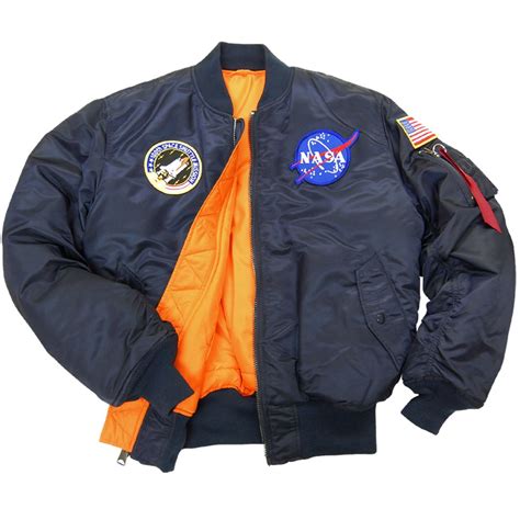 Nasa Ma 1 Flight Jacket Alpha Industries Solargas Comercializadora