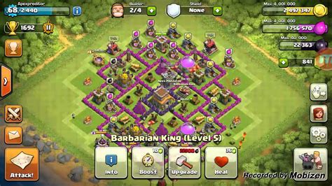 Clash Of Clans Healersking B Youtube