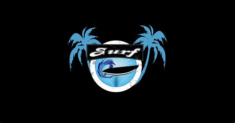 Surfing Surfing Sport Summer Beach Palm Tropica Sticker Teepublic