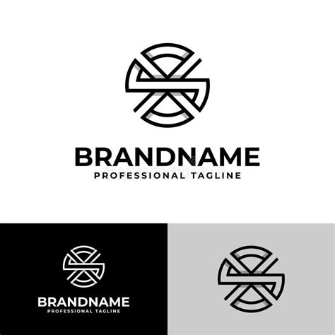 Letter Xs Or Sx Logo Suitable For Any Business With Sx Or Xs Initials