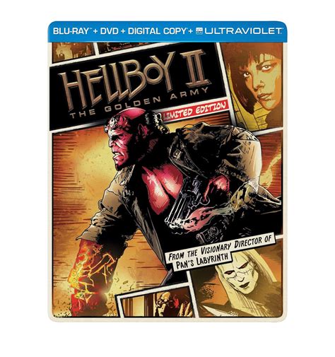 Amazon Hellboy II The Golden Army Steelbook Blu Ray DVD