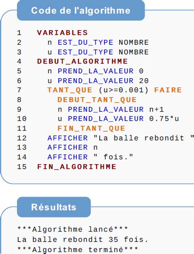 Les suites en algorithmique Forum mathématiques terminale