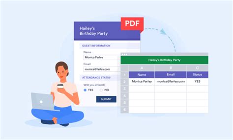 How To Extract Data From A Pdf Form To Excel The Jotform Blog