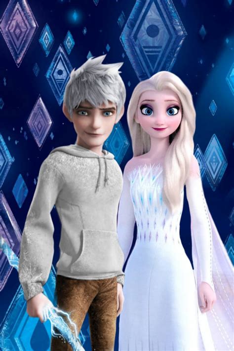 Jelsa Elsa And Jack Frost Frozen 2 Rotg Princesa Disney Frozen Disney Princess Frozen