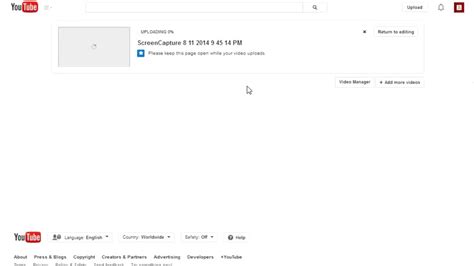 YouTube Video Stuck In Processing YouTube