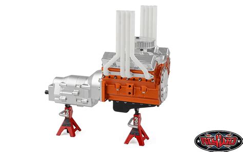 Rc4wd Plastic Exhaust Long Tube Headers For V8 Scale Engine