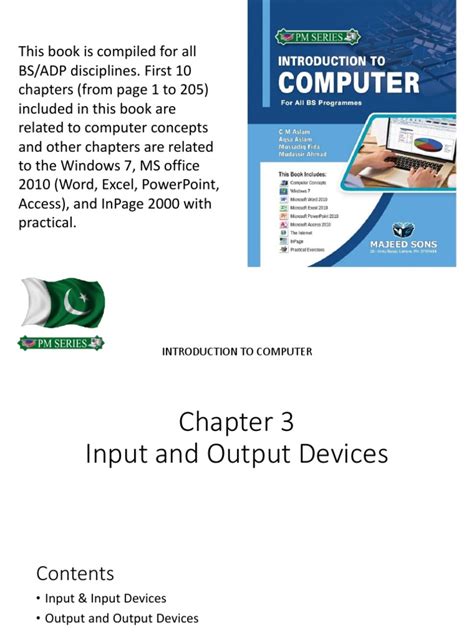 Comp03 Input And Output Devices Pdf Computer Monitor Printer