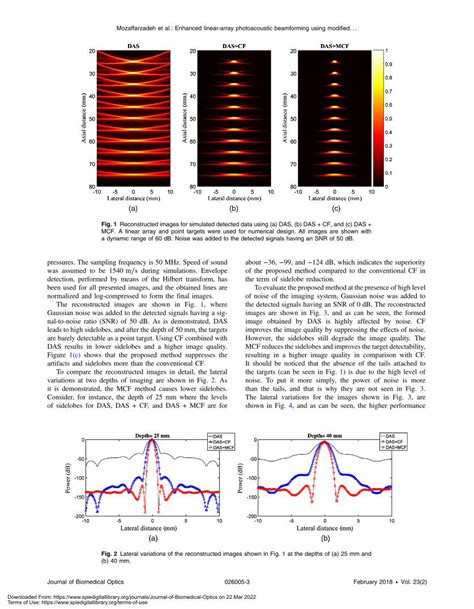 pdf enhanced linear array photoacoustic beamforming using dokumen tips