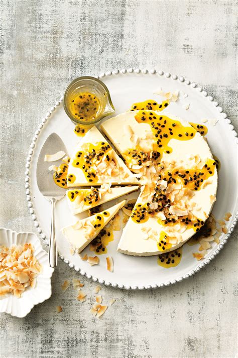 White Chocolate And Passionfruit Cheesecake Domayne Style Insider