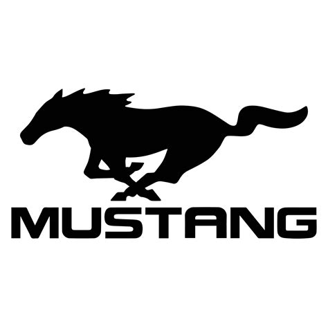 Ford Mustang Logo Ford Mustang Logo Vector Ford Mustang Silhouette
