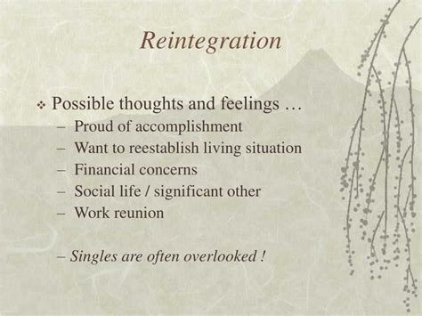 Ppt Reorientation And Reintegration Powerpoint Presentation Free Download Id3865568