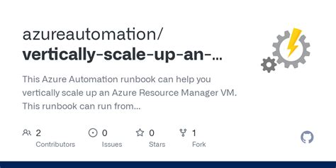 github azureautomation vertically scale up an azure resource manager