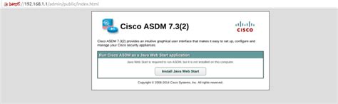 How To Run Cisco Asdm As A Java Web Start Application Adventures In