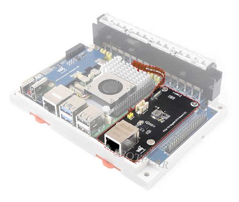 工业隔离型RS232 RS485 CAN CANFD扩展板带外壳适用于树莓派4B 5