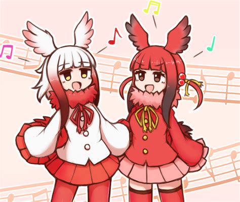 Japanese Crested Ibis And Scarlet Ibis Kemono Friends Drawn By