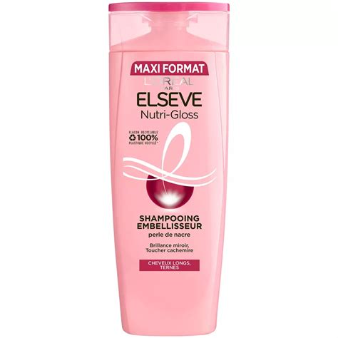 Elseve Nutri Gloss Shampooing Embellisseur Cheveux Longs Ternes 500ml