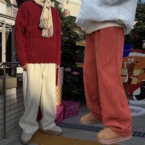 11 특가 양털안감 코듀로이 와이드 팬츠 에이블리