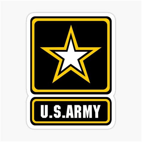 U S Army Logo Sticker For Sale By General Rascal Redbubble