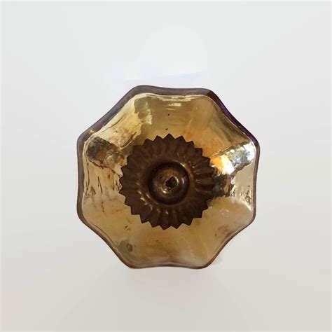 Gold Mercury Glass Cabinet Knobs Drawer Pulls 175 Inch Dwyer Home