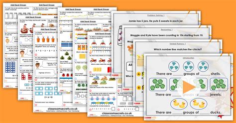 Add Equal Groups Year 1 Multiplication And Division Resource Pack Classroom Secrets