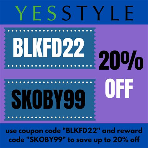 Yesstyle Coupon Reddit Use Coupon Code Blkfd22 And Reward Code