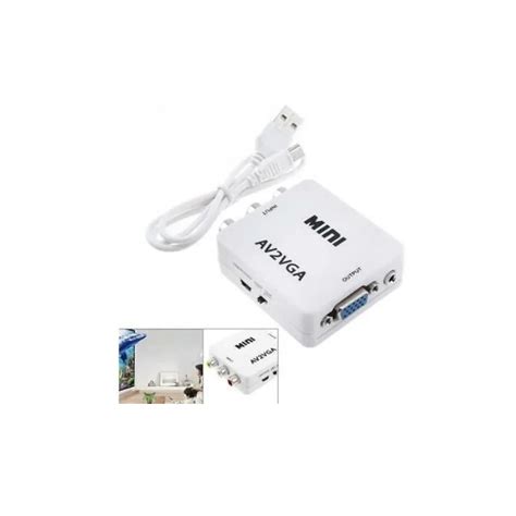 CONVERSOR RCA A VGA AV2VGA