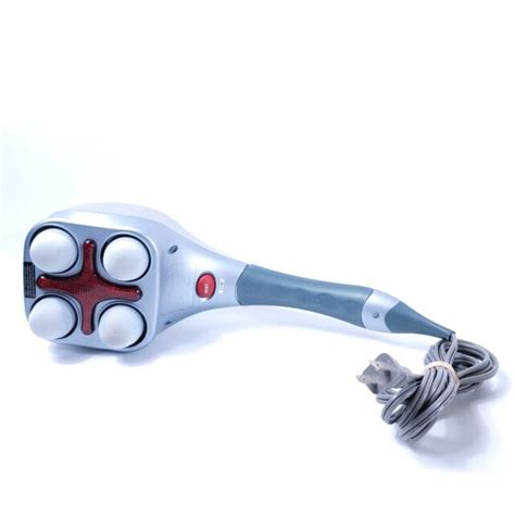 Homedics Paq 30h Handheld Quad Action Percussion Massager With Heat For Sale Online Ebay