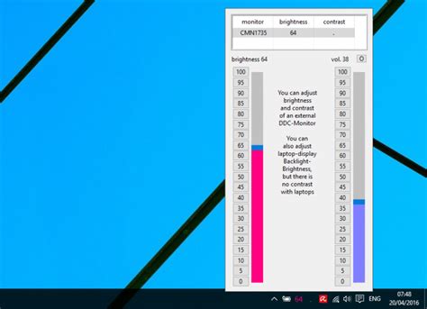 Adjust Brightness And Contrast From Software With Clickmonitorddc