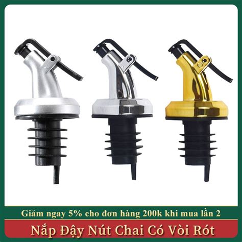 Nắp Đậy Nút Chai Có Vòi Rót Cho Chai Lọ Đựng Nước Mắm Xì Dầu Dầu Ăn