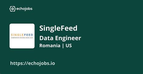Singlefeed Is Hiring Data Engineer Hybrid Romania Only Romania Us