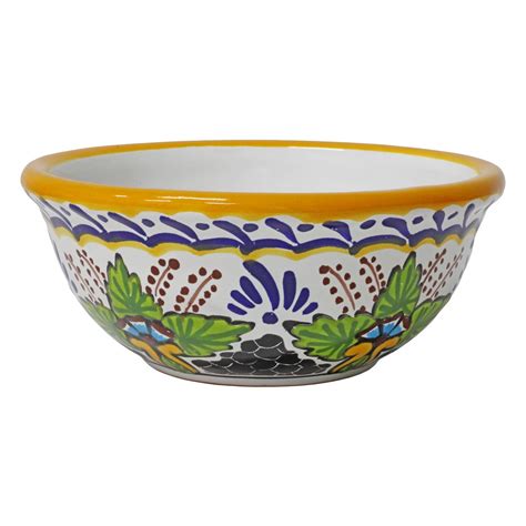 Talavera Dinnerware Collection Large Talavera Soup Cereal Bowl Th37af