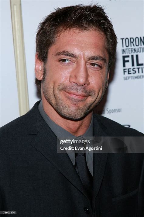 Actor Javier Bardem Arrives At The No Country For Old Men North