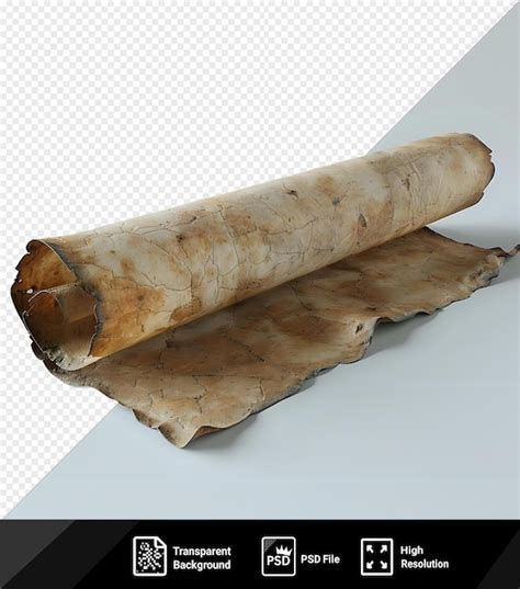 Premium Psd Old Mediaeval Paper Sheet Parchment Scroll Png Clipart Png