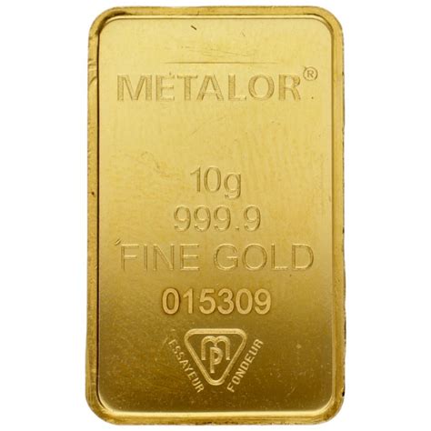 10 Grams Gold 999 Metalor Switzerland Auction Online Catawiki