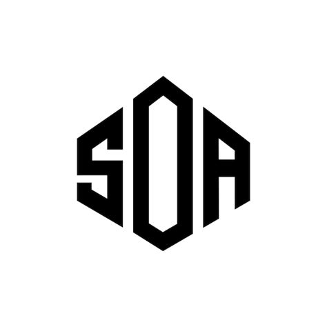 Premium Vector Soa Letter Logo Design With Polygon Shape Soa Polygon