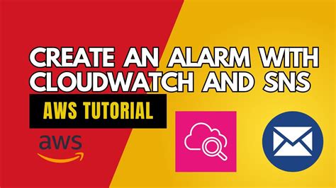Set Up Alarms With Aws Cloudwatch And Sns Notifications Tutorial Day 6 Mastering Aws