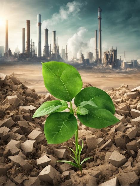 Premium Photo A Bottle With A Plant Inside Growing And At The Bottom