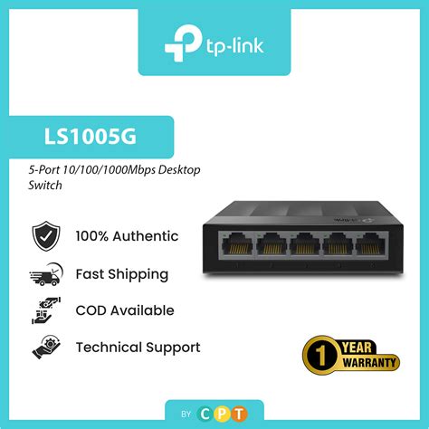 Tp Link Ls1005g 5 Port 10 100 1000mbps Desktop Switch Shopee Philippines