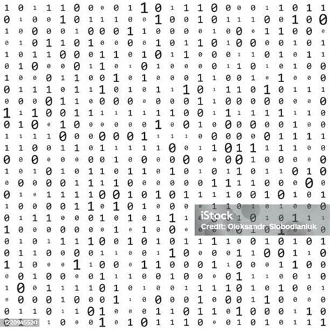 바이너리 코드 제로 하나의 매트릭스 흰색 배경 배너 패턴 벽지 벡터 일러스트레이션 0에 대한 스톡 벡터 아트 및 기타 이미지 0 1 가상 이벤트 Istock